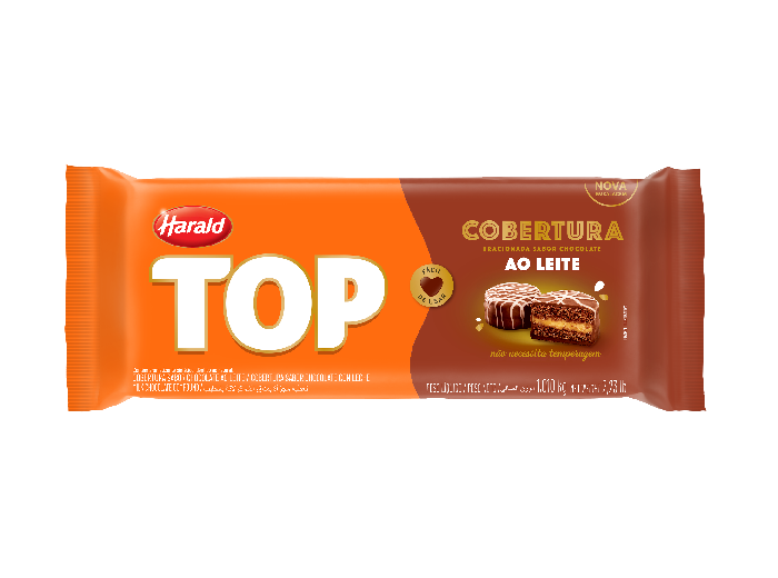 Cobertura TOP Ao Leite em Barra 1,01kg - Harald