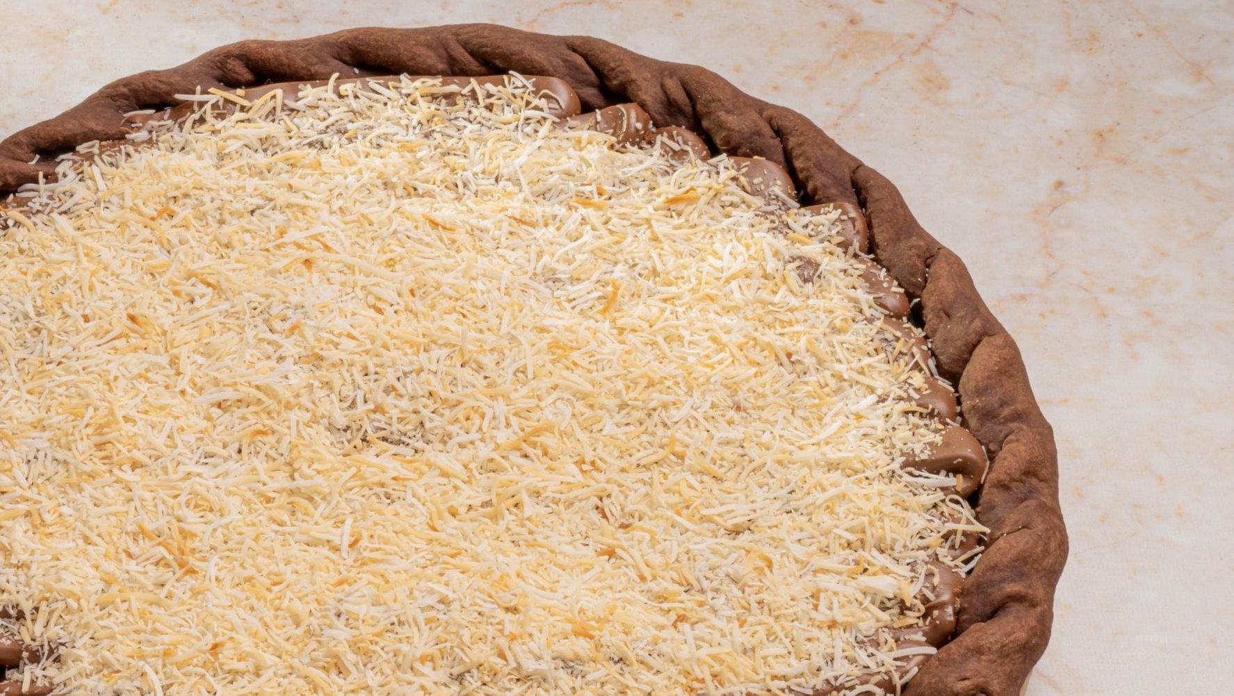 Pizza de Chocolate com Coco - Harald